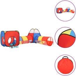 Spielzelt für Kinder, Kinderzelt, Faltbares Kinderspielzelt mit 250 Bällen Mehrfarbig 190x264x90 cm KLI47711 MAISONCHIC