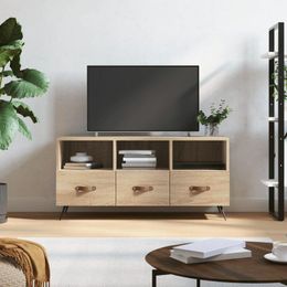 Bonnevie - TV-Schrank,TV-Möbel Sonoma-Eiche 102x36x50 cm Holzwerkstoff vidaXL