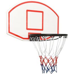 Basketballkorb Weiß 71x45x2 cm Polyethylen - Weiß - Prolenta Premium