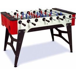 Outdoor Tischfußball Kickertisch Storm F-1 schwarz / rot / weiß Profistangen (pr) - Norditalia