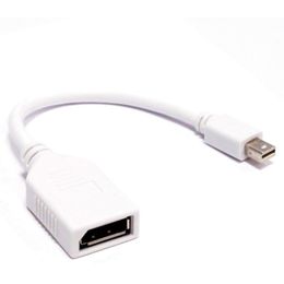 Mini DisplayPort Stecker auf DisplayPort Buchse kompakter Multiplikator-Adapter - Cablemarkt