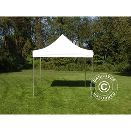 Dancover Faltzelt Faltpavillon Wasserdicht FleXtents Steel 3x3m Weiß - Weiß