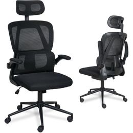 Puluomis Gaming Stuhl Massage Computer Stuhl Verstellbare Stühle mit Fußstütze und Lendenwirbelstütze Schwarz - Schwarz