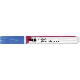 Acryl Matt Marker Medium blau Steine bemalen - Kreul