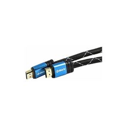 Silverht - 93010 HDMI-Kabel 3 m hdmi Typ a (Standard) Schwarz, Blau