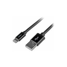 Com 2m Apple 8 Pin Lightning Connector auf usb Kabel - Schwarz - usb Kabel für iPhone / iPod / iPad - StarTech