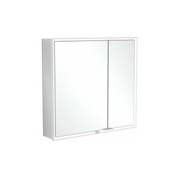Villeroy & Boch My View Now, Spiegelschrank für Wandeinbau mit Beleuchtung, 800x750x167,5 mm, mit Sensordimmer, 2 Türen, A45680 - A4568000 - Villeroy&boch