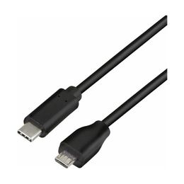 Logilink - USB2.0 Type-C Kabel CU0196, schwarz, 0,5 m
