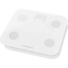 Bs 600 WiFi Körperanalysewaage Wägebereich (max.)=150 kg Weiß Mit Bluetooth - Medisana