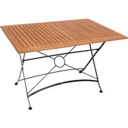 Tisch Wien rechteckig klappbar 120 x 80 cm - Garden Pleasure