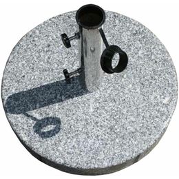 HHG Neuwertig] Sonnenschirm-Ständer Schirmständer Granit - grey