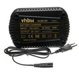 vhbw - Ladegerät kompatibel mit Dewalt DCB181-XJ, DCB182, DCB182-XE, DCB183, DCB185, DCB184-XJ, DCB184, DCB184-XR Werkzeug Li-Ion-Akkus