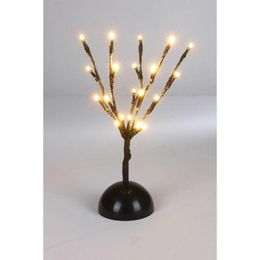 BURI LED Zweig 30cm Dekostrauch Lichterzweig Weihnachtsdeko Leuchtdeko Leuchtzweig