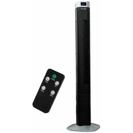 etc-shop Turm Säulen Ventilator Fernbedienung Timer Stand Tower oszilierend Timer Lüfter Gebläse led Display