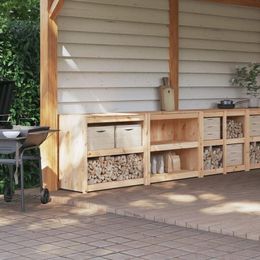 Outdoor-Küchenschränke 2 Stk. Massivholz Kiefer vidaXL60408