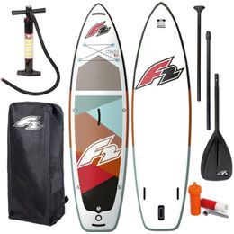 F 2 F2 Inflatable SUP-Board Strato women 10,5 red, (Packung, 5 tlg), rot
