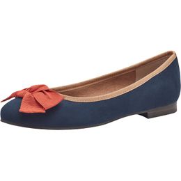 Marco Tozzi® Ballerinas, Blockabsatz, für Damen, blau, 40