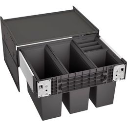 Blanco Mülltrennsystem Select II 60/4, Kunststoff, Stahlblech, 600 mm Untermass, schwarz