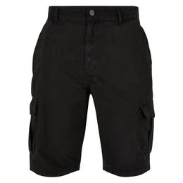 Urban Classics Stoffhose Urban Classics Herren Big Cargo Bermuda (1-tlg), schwarz