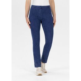 Stehmann Stretch-Hose in blauer Waschung, blau