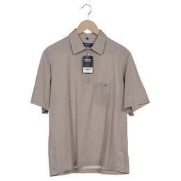 Eterna Herren Poloshirt, beige, Gr. 54