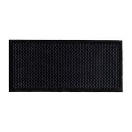 Tica Copenhagen - Dot Fußmatte 90 x 200 cm, schwarz / grau
