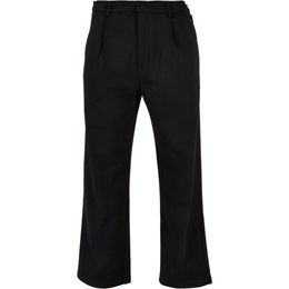 Urban Classics Stoffhose Herren Front Pleated Sweat Pants (1-tlg), schwarz