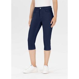 Stehmann Caprihose mit Seitenschlitzen, blau