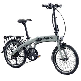 Tretwerk Akimbo E Bike 20 Zoll Klapprad Elektrofahrrad 360Wh 155 - 190 cm