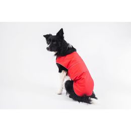 BedDog Hundemantel mit Reflektoren wasserabweisende Fleece-Jacke gefüttert