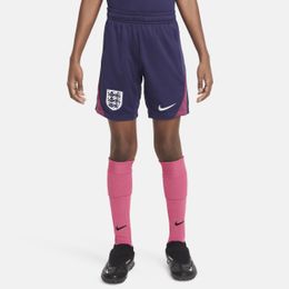 England Strike Nike Dri-FIT Strick-Fußballshorts für ältere Kinder - Lila