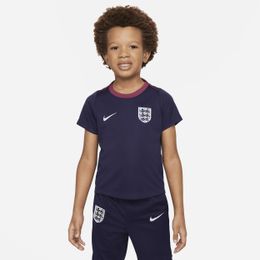 England Academy Nike Dri-FIT Fußball-Kurzarmshirt für jüngere Kinder - Lila