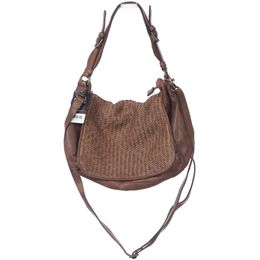 Massimo Dutti Damen Handtasche, braun, Gr.