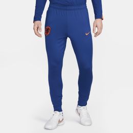 Niederlande Strike Nike Dri-FIT Strick-Fußballhose für Herren - Blau