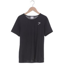 Gymshark Damen T-Shirt, schwarz, Gr. 38