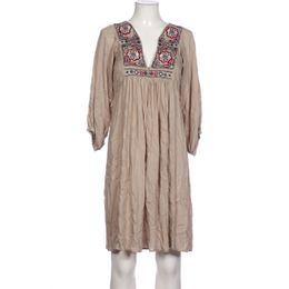 Antik Batik Damen Kleid, beige