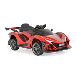 Moni Kinder Elektroauto Flash metallic 4 Motoren, MP3, Fernbedienung, EVA-Reifen rot