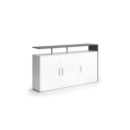 VICCO Sideboard AMATO Kommode Schrank Weiß Anrichte Fernsehschrank TV