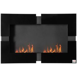 HOMCOM Ethanol-Kamin mit Deckel schwarz 90L x 18B x 60H cm