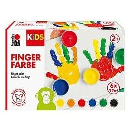 Marabu Kids KIDS Fingerfarbenset, 6x 35 ml