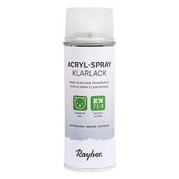 Rayher Acryl-Spray Klarlack, matt, wasserbasierend, 200 ml