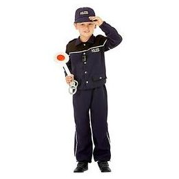 buttinette Polizei-Kostüm für Kinder, dunkelblau