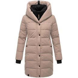 Navahoo Winter Coat 'Knutschilein' female size XXXL Taupe