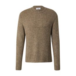 DAN FOX APPAREL Pullover 'Neo' Herren Gr&ouml;&szlig;e M braunmeliert