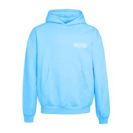 Multiply Apparel Sweatshirt Damen Gr&ouml;&szlig;e L hellblau / wei&szlig;