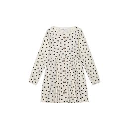 MINOTI Kleid M&auml;dchen Gr&ouml;&szlig;e 68/74 creme / schwarz