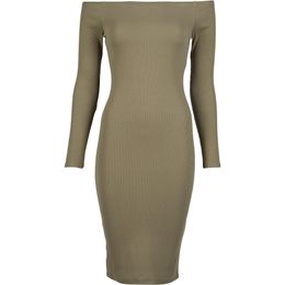 Urban Classics Kleid Damen Gr&ouml;&szlig;e 32/34 oliv Winterkleid