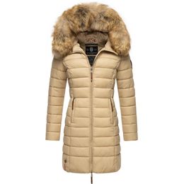 Marikoo Mantel 'Rose' Damen Gr&ouml;&szlig;e XS elfenbein / braun / rot