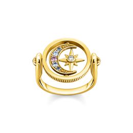 Thomas Sabo Ring Royalty Stern & Mond gold