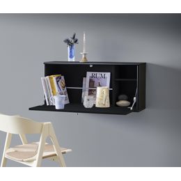 Schreibtisch HAMMEL FURNITURE "Mistral Bürotisch, Arbeitstisch, Tisch, Computertisch" Tische Gr. B/H/T: 89 cm x 42 cm x 27 cm, schwarz (schwarz gebeizt) Schreibtische